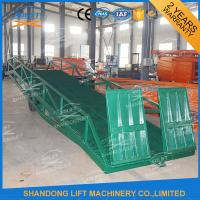 China Adjustable Warehouse Container Loading Ramps , Electric Container Yard Ramp for sale