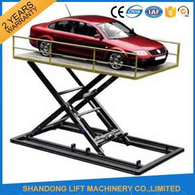 China Painting / Galvanizing Surface Treatment Hydraulic Cargo Lift With Customized Lifting Speed for sale
