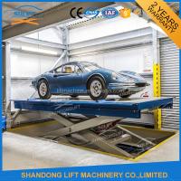 China Q235 Steel Stationary Hydraulic Scissor Lift With Customized Lifting Speed for sale