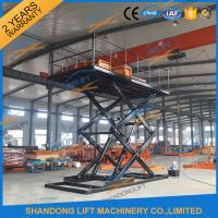 China 2-20 Ton Hydraulic Scissor Car Lift With 2-10 Meters Height Painting / Galvanizing Surface Treatment for sale