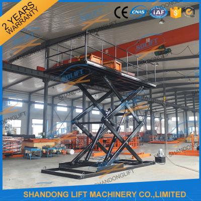 China 2-20 Ton Hydraulic Scissor Car Lift With 2-10 Meters Height Painting / Galvanizing Surface Treatment for sale