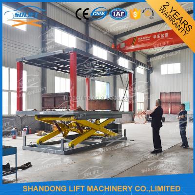 China 2-Year Warranty Hydraulic Cargo Lift With AC / DC Power Supply for sale