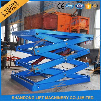 China Heavy Duty Cargo Lift Table -20℃~60℃ For Warehouse / Factory / Garage for sale