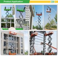 China Hydraulic Battery Power Electric Scissor Lift Aerial Work Platform Man Lift for sale