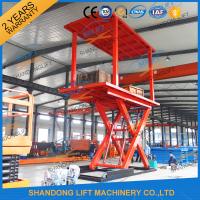 China 3T+3T Double Deck Hydraulic Scissor Car Garage Lift For Basement With CE SGS TUV for sale