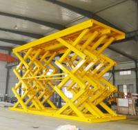 China 10M 18T Heavy Duty Electric Hydraulic Scissor Lift Table with CE for sale