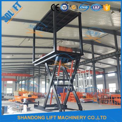 China 3T+3T 3M Double Deck Car Parking System , Double Platform Scissor Car Lift for Home Garage for sale
