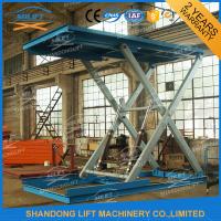 China 3T 3m Heavy Duty Hydraulic Scissor Car Lift , Automotive Scissor Lift for sale