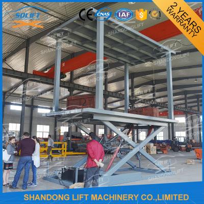 China Hydraulic Double Deck Car Parking System Double Platform Scissor Auto Lift for sale