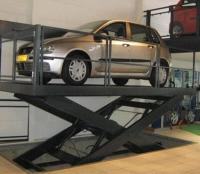 China Double Deck Hydraulic Car Scissor Auto Lift For Basement Car Parking for sale