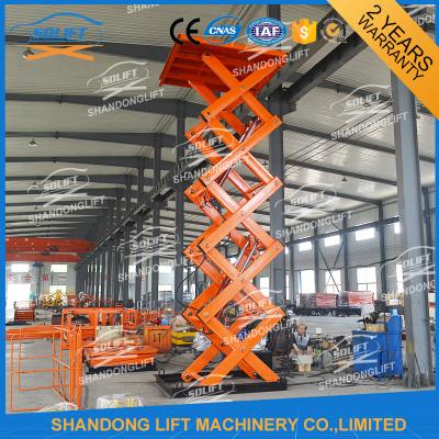 China Heavy Duty Stationary Hydraulic Scissor Lift Platform For Warehouse , Packaging System for sale