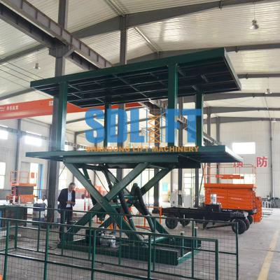China 3T 2.5M Double Deck Hydraulic Car Lifts for sale
