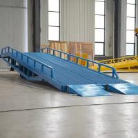 China 6 8 10 12 15 Tons Mobile Loading Ramp Warehouse Equipment Forklift Container Ramp for sale