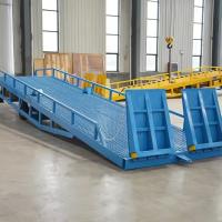 China 6 8 10 12 15 Tons Mobile Loading Ramp Warehouse Equipment Forklift Container Ramp for sale