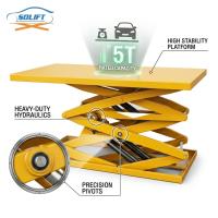 China Cold Climate 2.5T Stationary Hydraulic Scissor Lift Table for Nordic Denmark Sweden Norway Finland Warehouse for sale