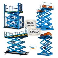 China Heavy Duty 2 Ton Stationary Hydraulic Scissor Lift Platform for Australia New Zealand Warehouse Logistics for sale