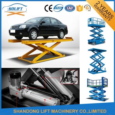 China Heavy Duty 2 Ton Stationary Hydraulic Scissor Lift Platform for Australia New Zealand Warehouse Logistics for sale
