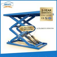 China 6 Ton Ultra Heavy Duty Hydraulic Scissor Car Lift for Brazil Argentina Chile South America Commercial Garage for sale