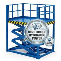 China 6 Ton Ultra Heavy Duty Hydraulic Scissor Car Lift for Brazil Argentina Chile South America Commercial Garage for sale