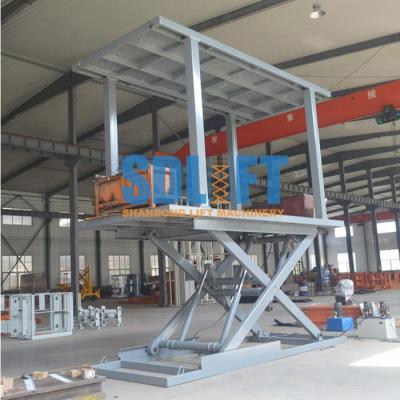 China 5T Double Plarform Scissor Lift for 2 Car Parking Double Deck Car Parking System for sale