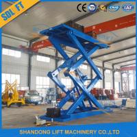 China Portable 3000kgs 5M Basement Scissor Car Parking Lift for sale