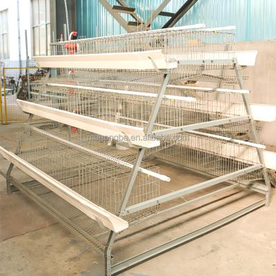 China Layer Chicken Cage Battery Cages Laying Hens a Type Poultry Farm for sale