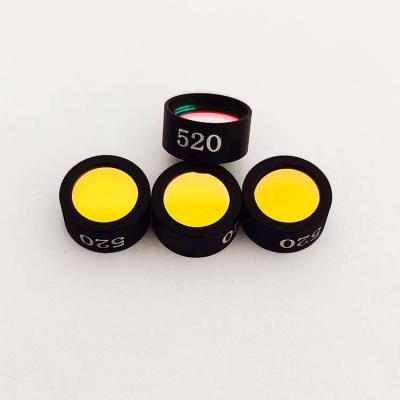 China 520nm Fluorescence Bandpass Filter Biochemical Analysis Neighborhoods for sale