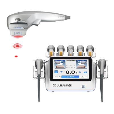 China professional face lift machine 7d facial y corporal hifu 13mm fat removal portable hifu 7d hifu machine for sale
