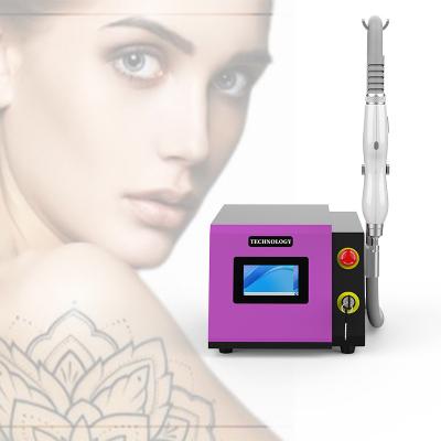 China Hot Sell Portable 532 1064 1320nm Tattoo Scar Pigment Eyebrows Darker Spots Removal Machine 3 Wavelengths Skin Care 5PCS for sale