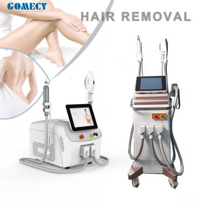 China 4 In1 Hair Removal Diode Laser Tattoo Removal Q Switched Nd Yag Laser 755 808 1064nm Hair Removal Machine for sale