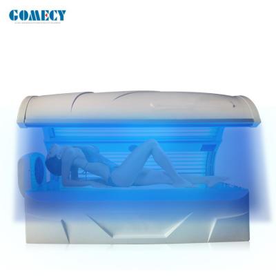 China Stand Up Solarium Vertical Tanning Machine F6 With Cosmedico Tanning Lamps for sale
