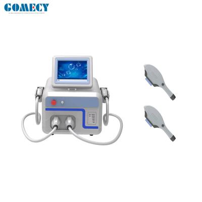 China Portable 2 Handles Elight IPL SHR Laser Hair Removal Machine for sale