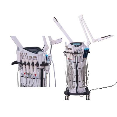 China 800W 9 In 1 Multifunctional Facial Care Equipment With LED Magnifying Lamp for sale
