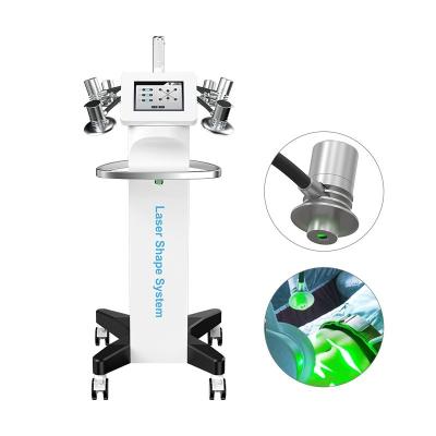 China 6D Lipo Laser Body Contouring Slimming Machine Aiming Light 532nm 635nm Green Red Light Fat Burning for sale