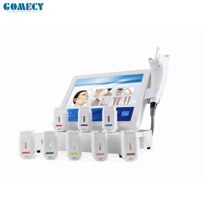 China GOMECY 12 Lines 8 Cartridges 4D Hifu Face Lifting Machine Skin Tightening for sale
