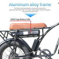 China 20 inch Fat Tire Electric Bike with 23AH Battery Capacity and 7-Speed Gear in EU Stock for sale