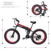 China 15AH Battery 26x4.0 inch Electric Bike with High Powerful 1000W Motor and 7-Speed Gear for sale