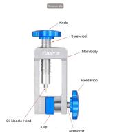 China Aluminum Alloy Multifunction Bike Oil Needle Insertion Tool Five-Line Body Truncation for sale