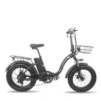 China EU Stock 250W Motor 15AH Lithium Battery Folding E-Bike with and 20x4.0 inch Fat Tire for sale