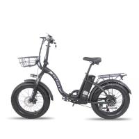 China EU Stock 250W Motor 15AH Lithium Battery Folding E-Bike with and 20x4.0 inch Fat Tire for sale