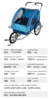 China 2021 Aluminium Bike Baby Trailer for Children 2 Holders MTB 14'' Front Wheel and 20'' Rear Wheels for sale
