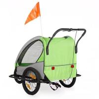 China 2021 Aluminium Bike Baby Trailer for Children 2 Holders MTB 14'' Front Wheel and 20'' Rear Wheels for sale