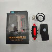 China 3 Modes LED Bicycle Lights Set for 1.5-4 Hours Endurance and USB Rechargeable Battery for sale