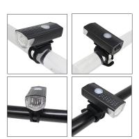 China 3 Modes LED Bicycle Lights Set for 1.5-4 Hours Endurance and USB Rechargeable Battery for sale