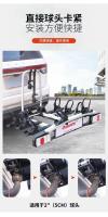 China Customized Logo Universal Folding Rear Bike Carrier Rack for Road and Mountain Bikes for sale
