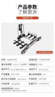 China Customized Logo Universal Folding Rear Bike Carrier Rack for Road and Mountain Bikes for sale