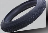 China 20x4.0 Snow Bike Black Fat Tire Beach Bike Rubber Outer Tires for 12-20inches and 2 kg for sale
