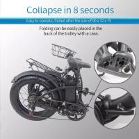 China 15AH Lithium Battery Electric Folding Bike EU Warehouse Dropshipping with 250W Motor for sale
