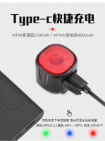 China 33*30*33mm WEST BIKING Bicycle Brake Light with Turn Signal LEDs and Type-C Charging for sale