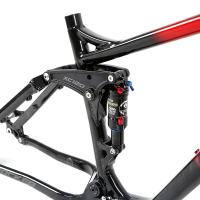 China AL7005 Dual Suspension Mountain Bike Frame 120mm Travel for 17 19 Inch Downhill Bikes for sale